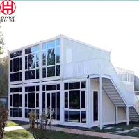 China Zontop  Modern Easy Assemble Resort  2 Room Prefabricated Steel Modular Container Prefab Houses Homes for sale