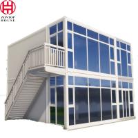 China Zontop  Modern Easy Assemble Resort  2 Room Prefabricated Steel Modular Container Prefab Houses Homes for sale