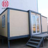 China Zontop Modern Design 3 Bedroom Light Steel Structure Modular Home Prefabricated  Expandable Container House for sale