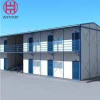 China Zontop Newest Design Earthquake Hurricane Protection Safe K-Style Construction Warehouse Prefab Modular  House for sale