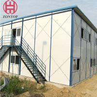 China Zontop Newest Design Earthquake Hurricane Protection Safe K-Style Construction Warehouse Prefab Modular  House for sale