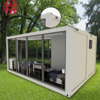 China Zontop Modern  Tiny Install Bolt Resort Light Steel Home Expandable Quick Concrete Glass Modular Container Prefab Houses for sale