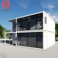China Zontop Modern  Tiny Install Bolt Resort Light Steel Home Expandable Quick Concrete Glass Modular Container Prefab Houses for sale