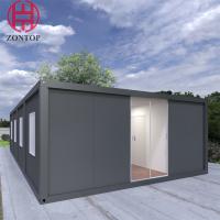 China Zontop Modern Frame Cheap  Easy Assemble 2 Story China  Portable Modern Building Container House  Cheap Prefab Homes for sale