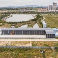 China Sustainable Prefabricated Steel Structure Building Prefab Metal Shed for sale