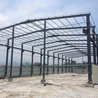 China Easy To Build Environmental Friendly Prefabricated Steel Structure Warehouse / Hangar for sale