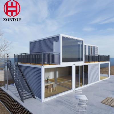 China China Philippines portable prefab houses movable customized mini modular 2 3 4 Bedroom flat pack prefab container house for sale