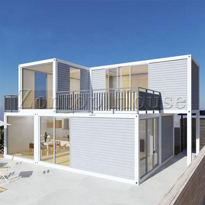 China China Philippines portable prefab houses movable customized mini modular 2 3 4 Bedroom flat pack prefab container house for sale