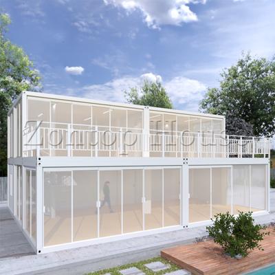 China China Philippines portable prefab houses movable customized mini modular 2 3 4 Bedroom flat pack prefab container house for sale