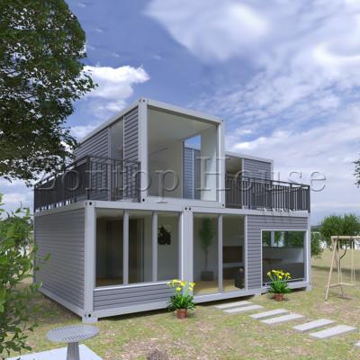 China China Philippines portable prefab houses movable customized mini modular 2 3 4 Bedroom flat pack prefab container house for sale
