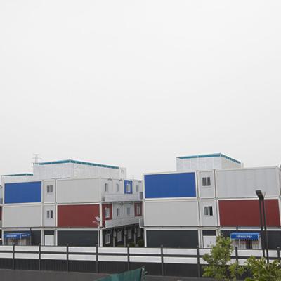 China Double Storey Container House For Outdoor Office Hotel Hospital Zontop light Steel Prefabricated Building Container Hous for sale