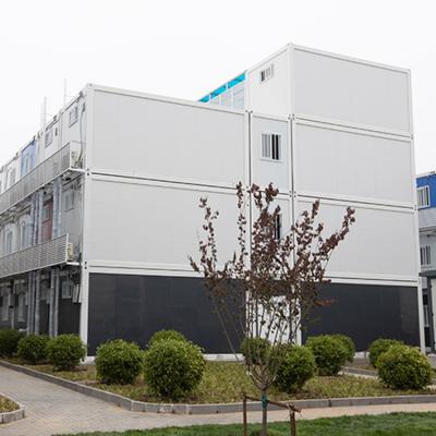 China Double Storey Container House For Outdoor Office Hotel Hospital Zontop light Steel Prefabricated Building Container Hous for sale
