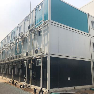China Double Storey Container House For Outdoor Office Hotel Hospital Zontop light Steel Prefabricated Building Container Hous for sale