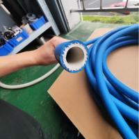 China Flexible Blue Antibacterial Sanitary Hose Food Approved Rubber For Cleaning for sale