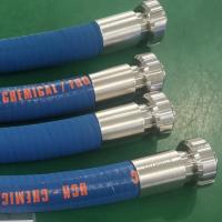 China Acid Resistant Industrial Rubber UHMWPE Discharge Chemical Hose for sale
