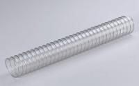 China Food Grade Rubber Hose Flexible PU Dust Collect Steel Wire Antistatic Duct Hose for sale