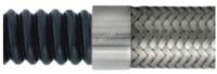 China Corrugated Conductive PTFE Hose With SS Wire Braided for sale