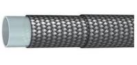 China High Pressure Smooth PTFE Gas Flexible Hose With Double SS Braid Wires for sale