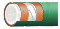 China Flexible Wear Resistant Green PTFE Rubber Composite Hose EN12115 for sale