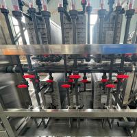 China PLC Controlled 30ton Electrodeionization Module for Ultra Pure Water RO Purification for sale