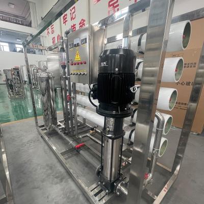 China 1500*600*1500mm 380V/1.5Kw RO Water Plant for 10000LPH Reverse Osmosis System Solution for sale