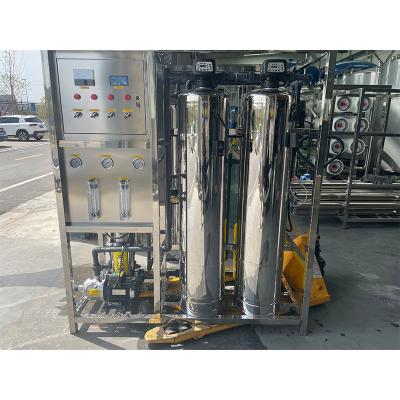 China 1000 liter per hour UF module reverse osmosis water purification system for wood case for sale