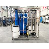 China 10-40C Water Temperature 1000LPH Industrial Reverse Osmosis Water Purification System for sale