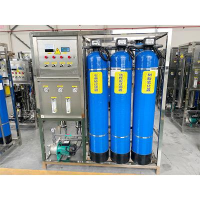China Pump Core Components 500L 1000L Reverse Osmosis Water Purification System RO Machine for sale