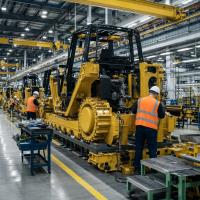 China Shantui Bulldozer Durable Chassis Drive System, Comfort Cab, Easy Maintenance With Straight Blade & 3-Tooth Ripper for sale