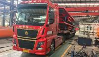 China Factory Custom 12.5-Meter 3-Axle Straight Beam Flatbed Semi-Trailer Heavy-Duty Container Cargo Transport Trailer for Sale for sale