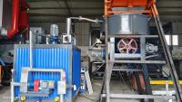 China 1000-type Flat Mouth Cold Patch Asphalt Mixing & Bagging Equipment, 3-4t/h Cold Mix Bitumen Batching Plant for sale