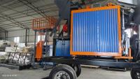 China Mobile Asphalt Mixing Plant with Forced Mixer and 2T Bitumen Heating Tank for sale