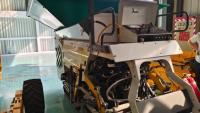 China 2500-L Wheeled Mini Asphalt Paver 2500mm Max Paving Width Kubota Engine Asphalt Concrete Paving Finisher for Road Maintenance for sale