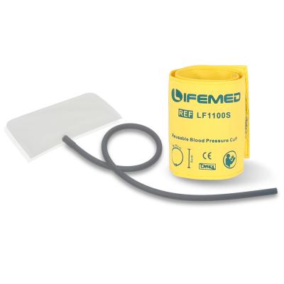 China Soft PU Leather Neonate NIBP Cuff Reusable 6-11cm Single Tube Durable Medical for sale