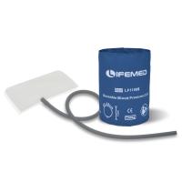 China PU Leather Small Adult Reusable NIBP Cuff Durable 20-28cm Single Tube Medical for sale
