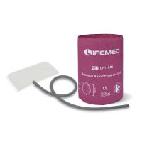 China Extra Large Adult NIBP Cuff Reusable Medical PU Leather 33-47cm Single Tube for sale