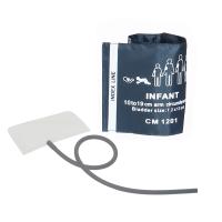 China Anti Leak Infant Blood Pressure Cuff Reusable Nylon 10-19cm Single Tube for sale