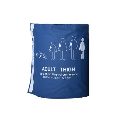 China Nylon Reusable NIBP Cuff Anti Leakage Bladder BP Cuff Thigh 46 - 66cm Double Tubes for sale