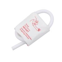China Infant 9 - 14.8CM Disposable NIBP Cuff Universal Compatibility Single Tube for sale