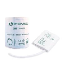 China Latex Free Disposable NIBP Cuff 13.8 - 21.5CM Single Tube Pediatric Blood Pressure Cuff for sale