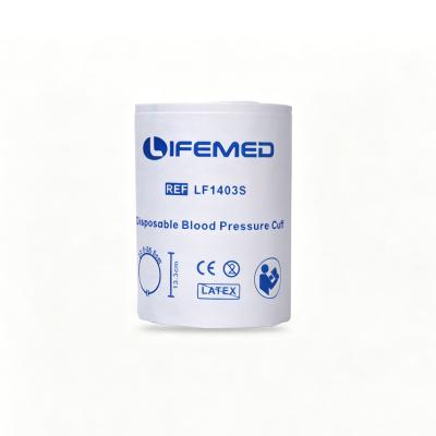 China Small Adult Non Invasive Blood Pressure Cuff Disposable 20.5 - 28.5CM Single Tube for sale