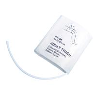 China Disposable NIBP Adult Cuff Rounded Corners Thigh 46 - 66CM Single Tube for sale