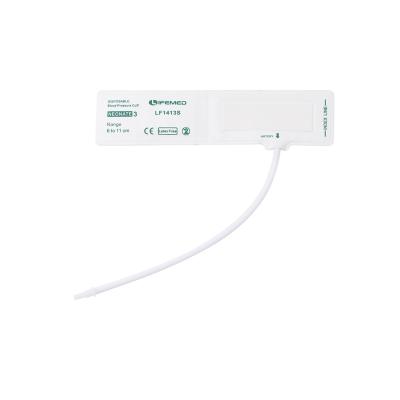 China Disposable Non Invasive BP Monitor Cuff 6 - 11CM Size 3 Single Hose For Neonate for sale