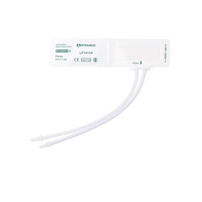 China Dual Hose Neonate NIBP Cuff Disposable Size 3 BP Monitor Compatible 6-11CM Range for sale