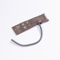 China Brown PU Leather Neonate BP Cuff Reusable Size 6 - 11CM Single Tubing for sale