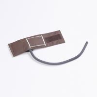 China Brown PU Leather Neonate BP Cuff Reusable Size 6 - 11CM Single Tubing for sale