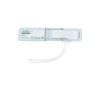 China Transparent Disposable Neonatal BP Cuff 6-11CM Size 3 Double Hose Latex Free for sale