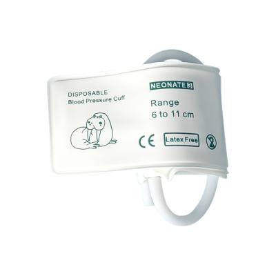 China White TPU Disposable Veterinary BP Cuff Animal 6-11CM Size 3 Single Tube for sale