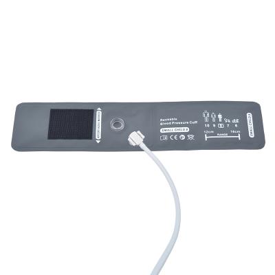 China Size 8 Small Child BP Cuff 12 - 16cm Bladderless Reusable Blood Pressure Cuff for sale