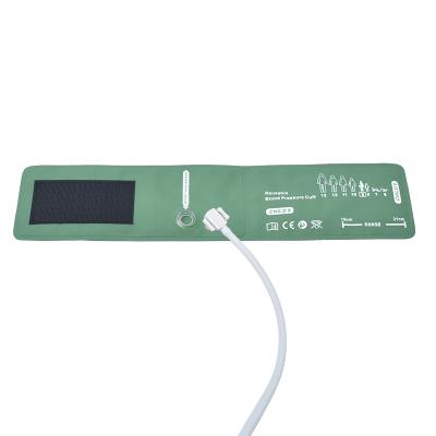 China Green Size 9 Bladderless BP Cuff 15 - 21cm Pediatric Blood Pressure Cuff for sale
